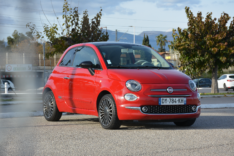 A vendre Fiat 500 Rouge Manuelle Essence Alpes-Maritimes - 6" - PLETHORE